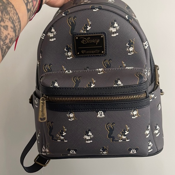 Loungefly | Bags | Original Heart Logo Loungefly Scary Mickey Backpack ...